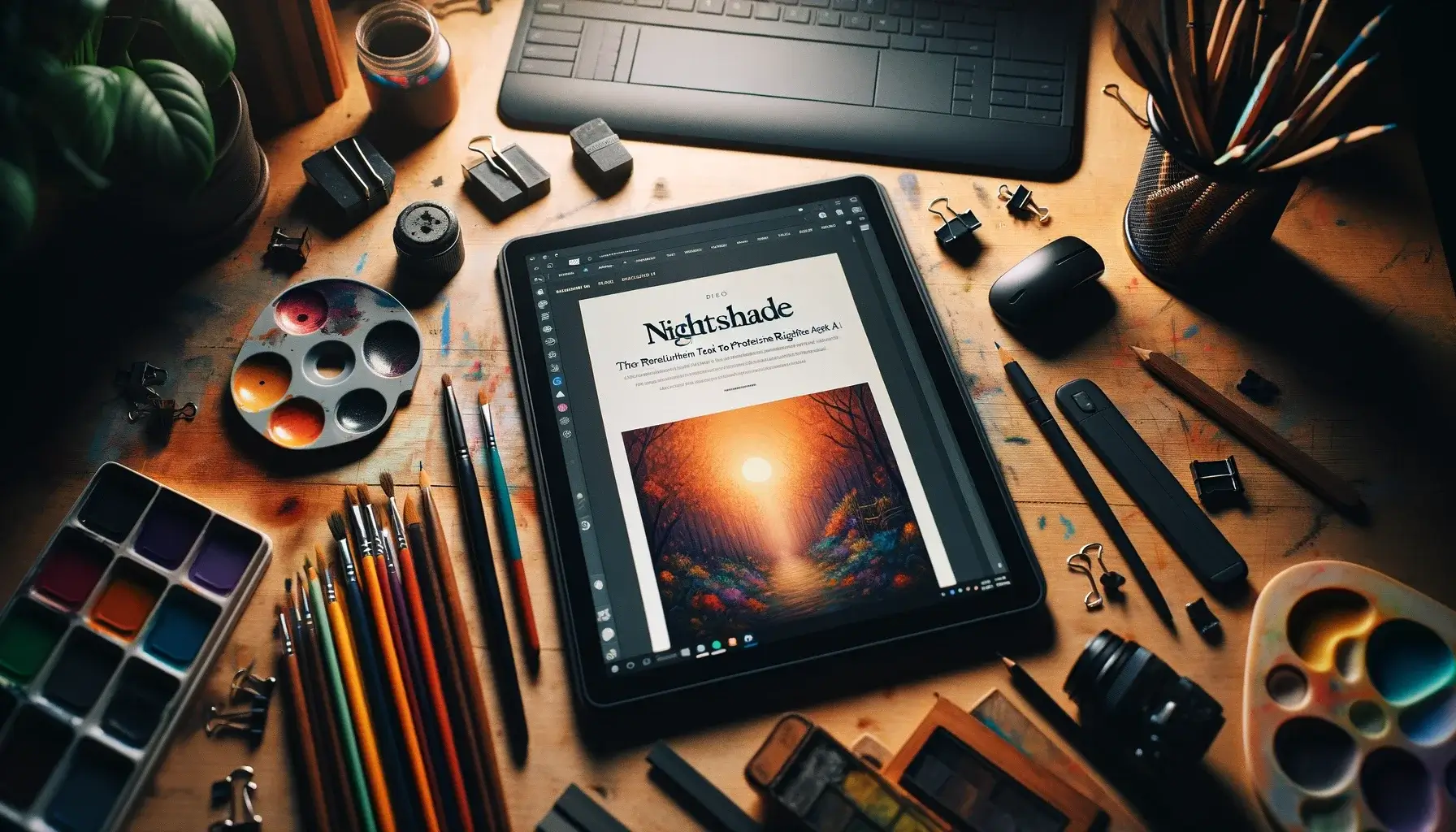 Nightshade : L'Outil Révolutionnaire pour Protéger les Droits des ...